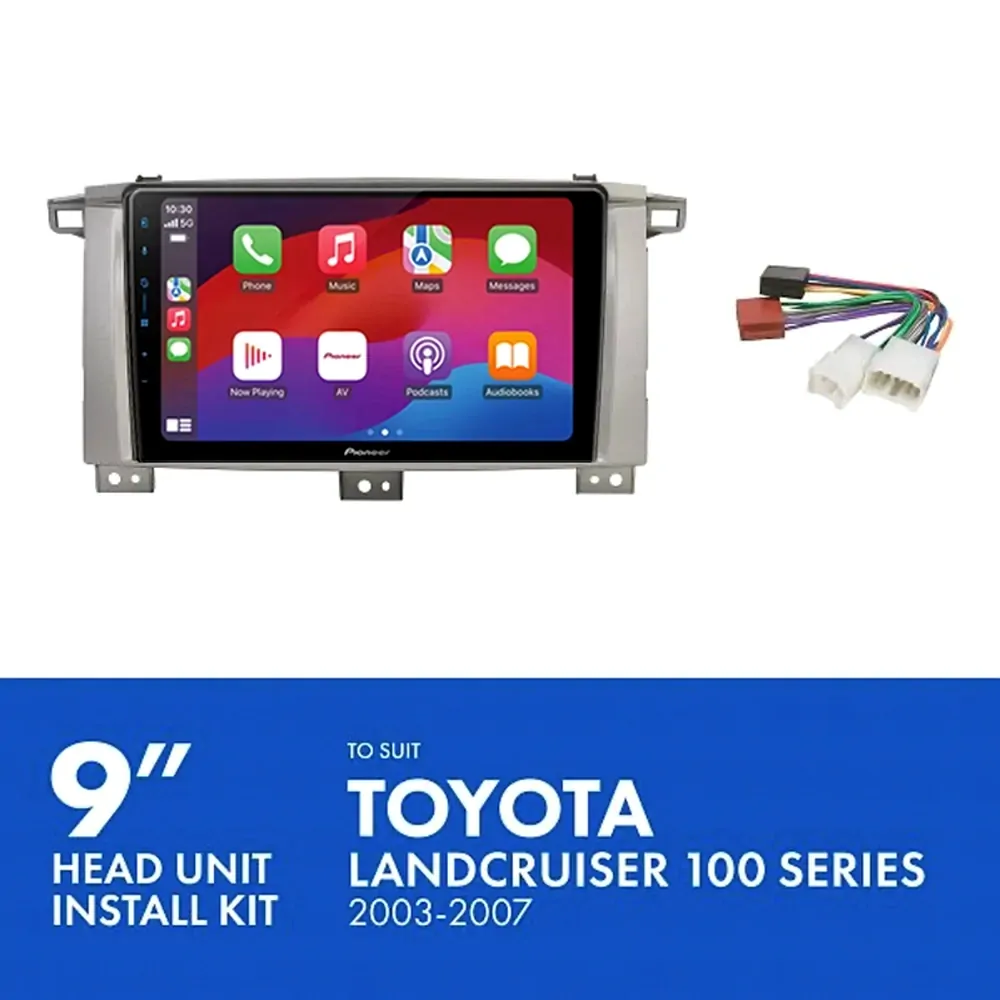 Pioneer DMH-AP6650BT 9" Trapezoid Head Unit Wireless CarPlay