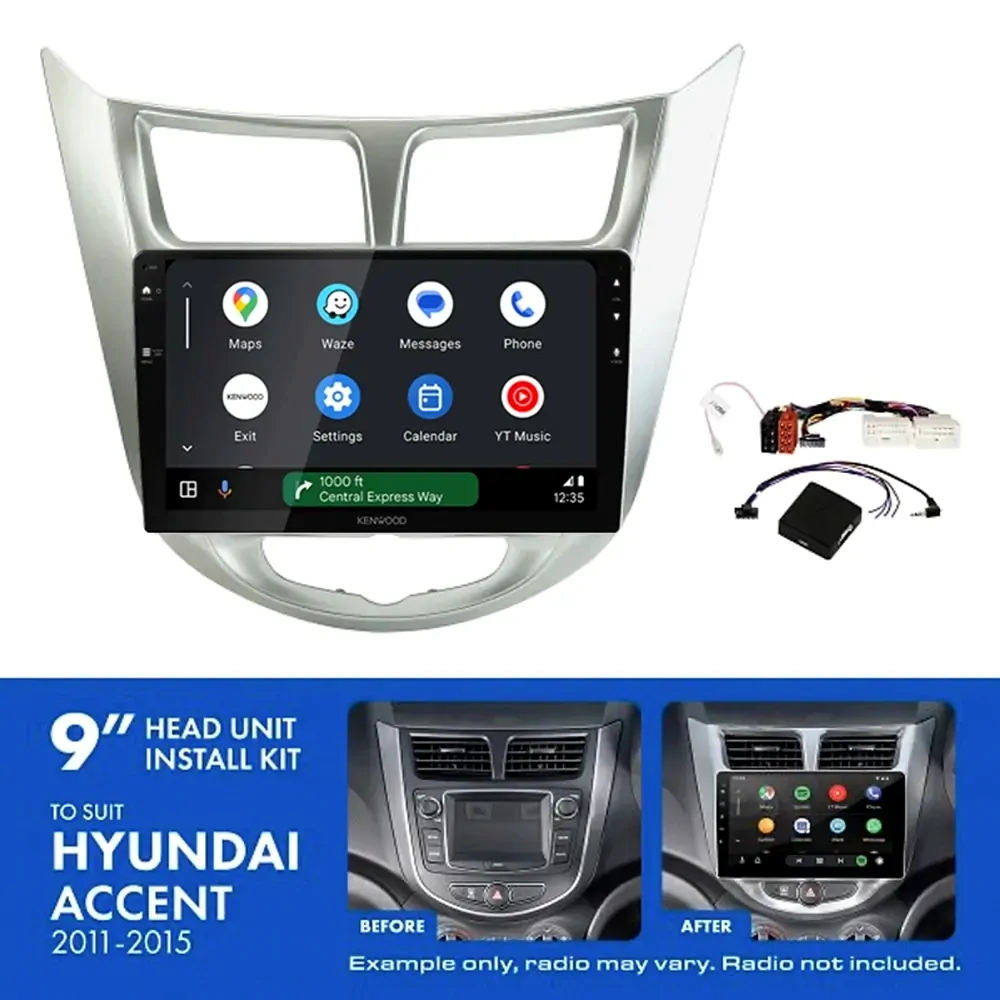 Kenwood DMX80AXS 9" Trapezoid Head Unit Wireless CarPlay And