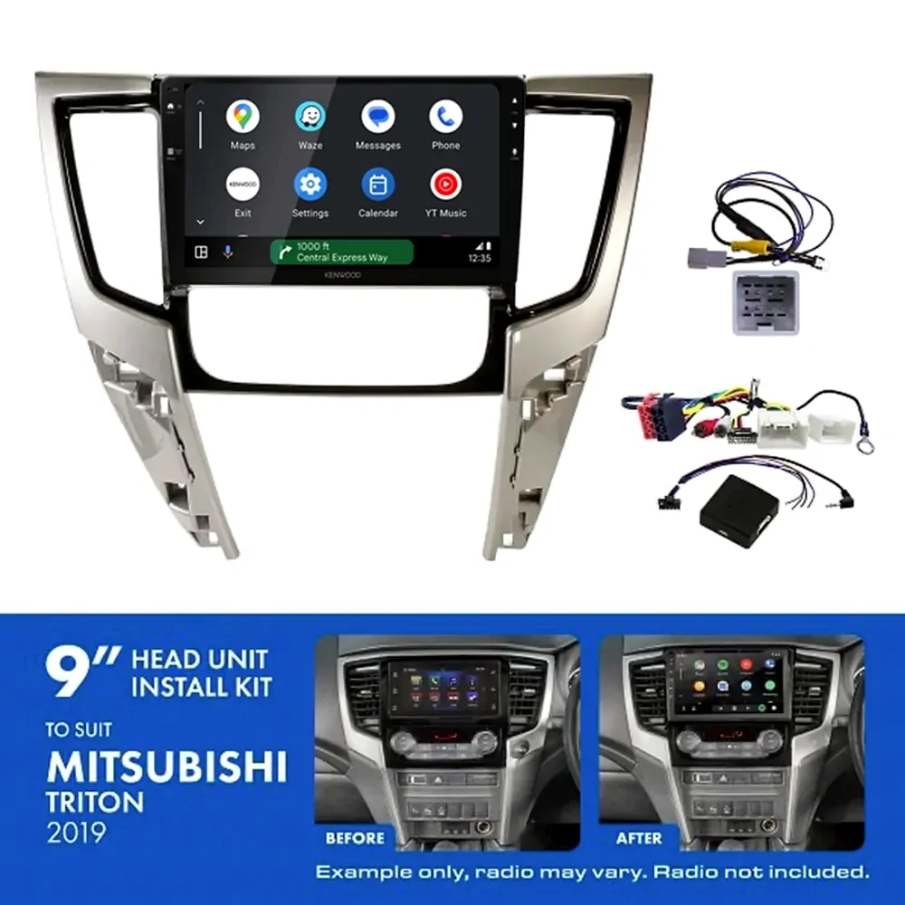 Kenwood DMX80AXS 9" Trapezoid Head Unit Wireless CarPlay And