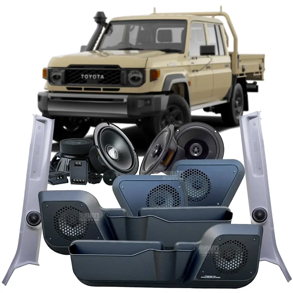 Premium Pods + Speakers Audio Upgrade Kit Fits Toyota LandCr
