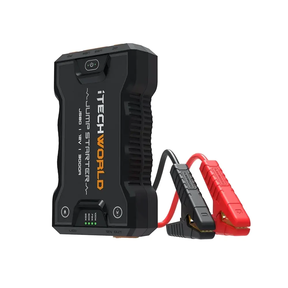 iTechworld JS80 Lithium Jump Starter and Backup Power Bank 3000A